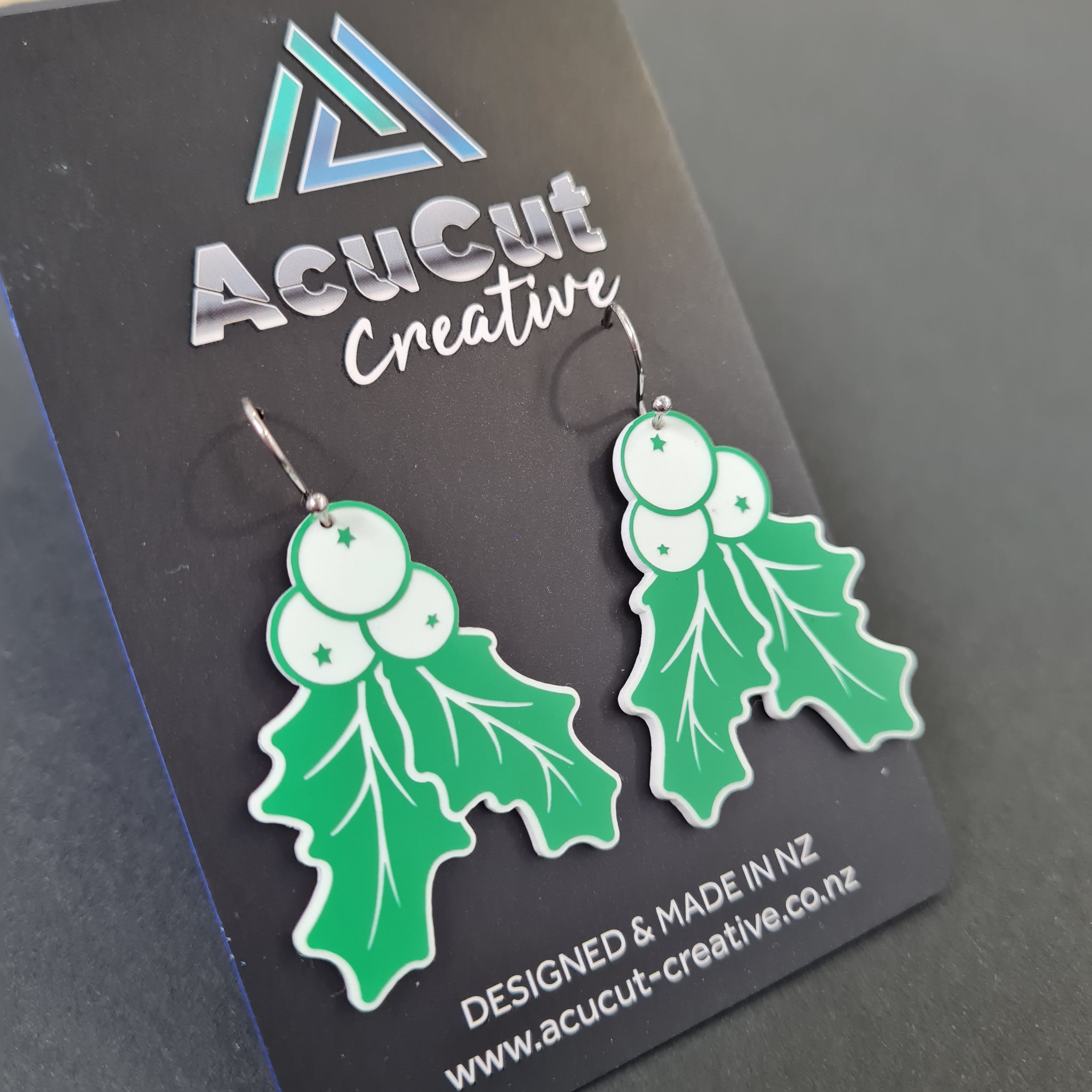 Holly Earrings – AcuCut Creative