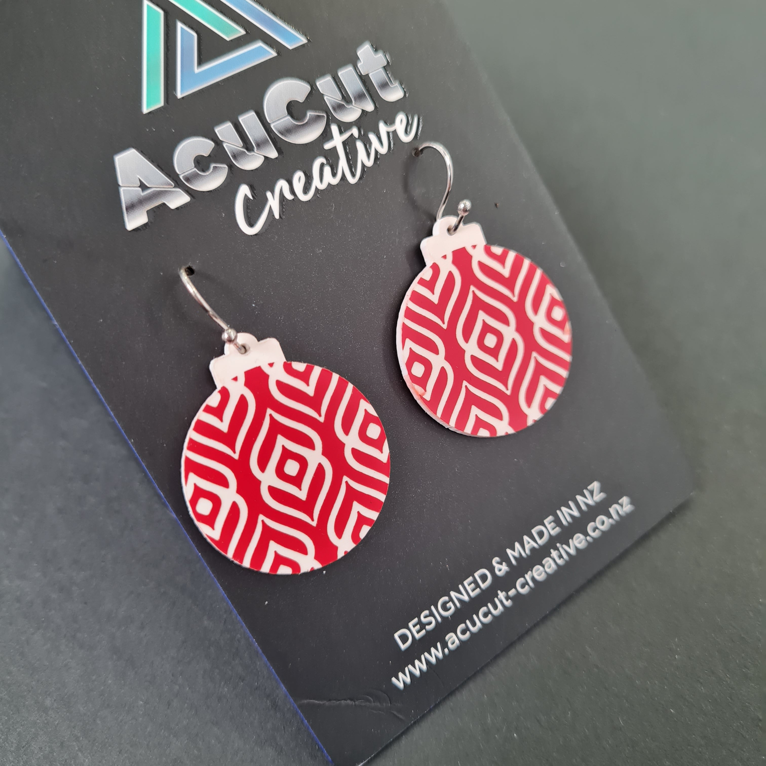 Bauble Earrings – AcuCut Creative